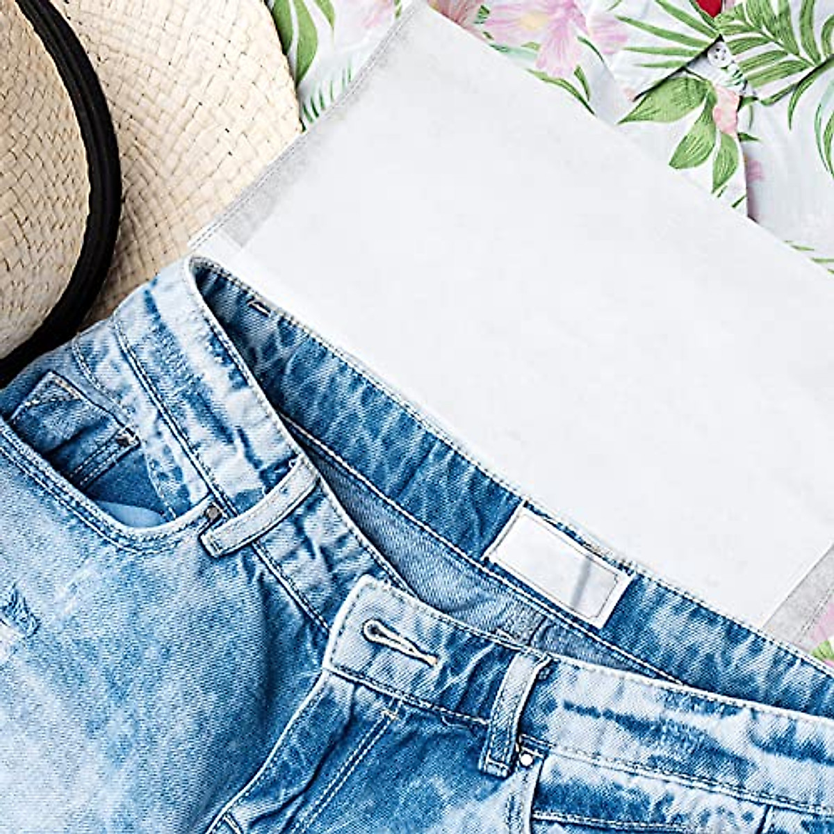 Cabilock 1 Set 50Pcs Non Woven Bags Clothes Purse Shoe Packing Storing White Bags Suit Shirt Bag Protector for Home Shop 70X55CM