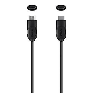 Belkin F8V3311B10 HDMI to HDMI Cable (Supports Amazon Fire TV and other HDMI-Enabled Devices), HDMI 2.0 / 4K Compatible, 10 Feet,Black