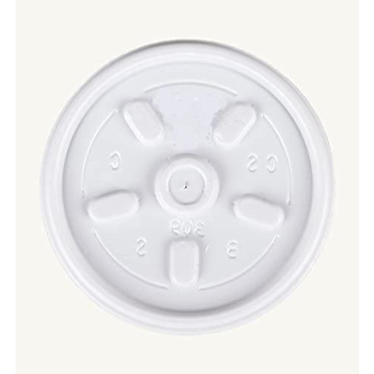 Mr Miracle 4 Ounce Foam Cup with Vented Lid in White. Hot and Cold Foods. For Ice Cream, Yogurt, Soup, Sauce, Takeout, Carryout. Model MM-4J6/6JL-100