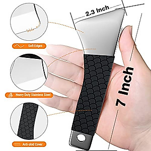 SARDVISA Professional 3D Printer Tool, Upgraded Metal 3D Printer Removal Spatula with Comfortable Grip, Specially Designed 3D Printer Accessories for Model Stripping Safety