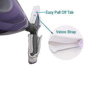 Turbokey 3 Pocket Steam Mop Pads Double-Sided Rectangle Microfiber Refill Pad for Shark Euro Pro Mops S3500 Series,S2902,S3455K,S3501,S3550,S3601,S3801,S3901,S4601,S4701,S4701D,SE450（White）