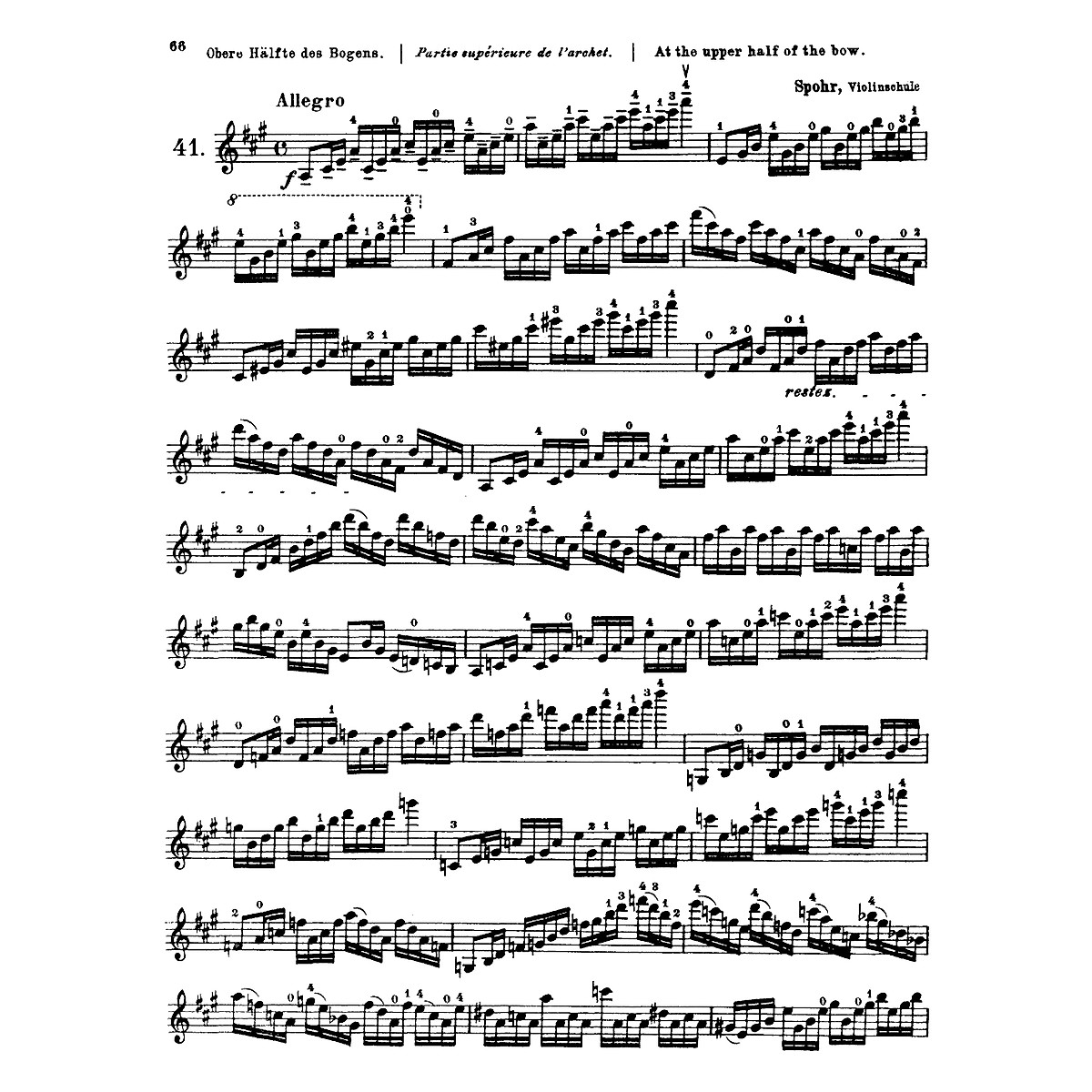 ETUDEN-SAMMLUNG FOR VIOLINE , STUDIES AND EXERCISES FOR VIOLIN, COLLECTION D'ETUDES POUR VIOLON. by CARL FLESCH[ReImaged for Clarity. Student Loose Leaf Facsimile Edition.]