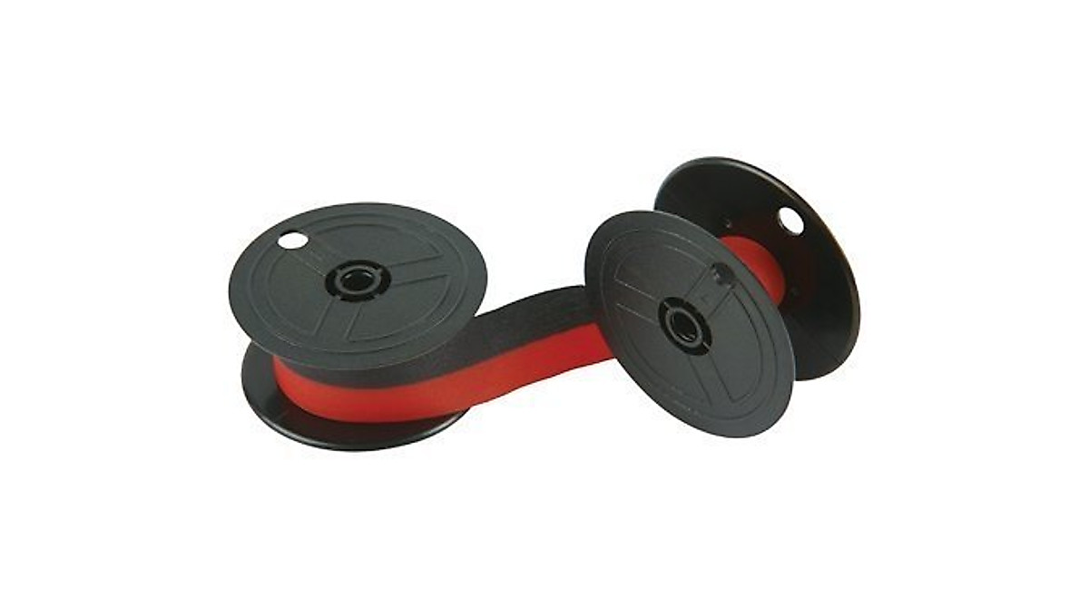 6 Pack Universal Black & Red Compatible Calculator Ribbons
