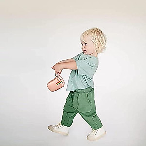 Leayjeen Kids Camera Case Compatible with Goopow/SGAINUL/Gofunly/ArtCWK and More Video Digital Camera Gift - Case for Toy Action Camera and Accessories(Case Only) (gold)