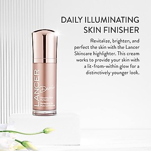 Lancer Skincare Dani Glowing Skin Perfector, Cream Highlighter Makeup with Asian Botanical Blend and Skin Luminizers, 1 Fluid Ounce