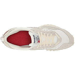 Reebok Unisex LX2200 Sneaker, White/Chalk/Flash Red, 11.5 US Men