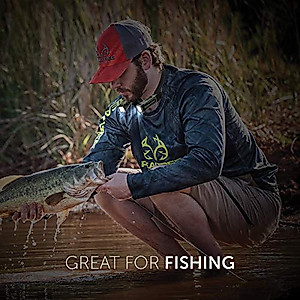 EZRED RT357, Real Tree 300 lumen Neck Light, Red and White light, For Hands-Free Lighting, Hunting, Fishing Light