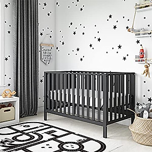 Safety 1st Heavenly Dreams Baby Crib and Toddler Bed Mattress, Waterproof and Stain Resistant Cover, White