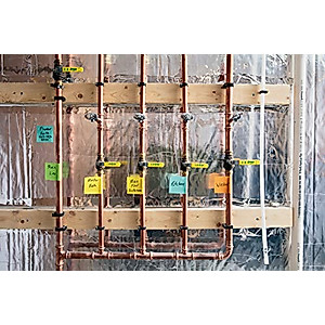 Post-it Extreme Notes, Works outdoors, Removes cleanly, 100X the holding power, Green, Orange, Yellow, 3 in x 3 in, 3 Pads/Pack, 45 Sheets/Pad (EXTRM33-3TRYMX)