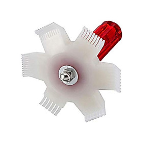 QzoneLife Air Conditioner Fin Comb Plastic Cleaner Repair Tool for AC Unit A/C, 8-15 Fins per Inch, 2.5inch Diameter, 3.9inch Handle Length