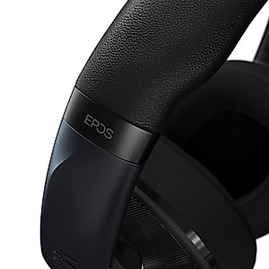 EPOS H6Pro - Open Acoustic Gaming Headset with Mic - Lightweight Headband - Comfortable & Durable Design, Gaming Accessories (Black) (Renewed)