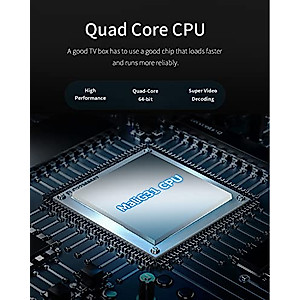 MXQ Pro 5G Android 10.1 TV Box, 4K MXQ Pro 5G WiFi Quad Core 3D Media Player 2+16GB Home Media Player