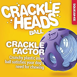 JW Pet Crackle Heads Crackle Ball, Small