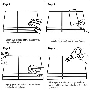 Geekria Xbox Series X Accessories Skin Stickers Cover, Compatible with Microsoft Xbox Series X Console with 2 Wireless for Whole Body Protective Vinyl Starry Skin Decal Cover