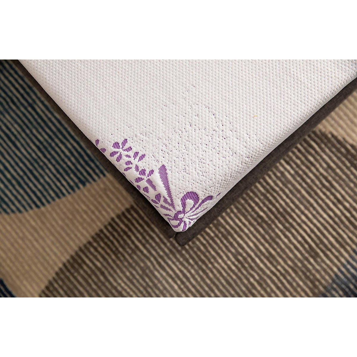 Tulo by Mattress Firm | 6 INCH Memory Foam Lavender Mattress | Pain-REDUCING Pressure Relief | King Size