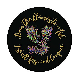 Phoenix Rising - From Flames and Ash PopSockets Swappable PopGrip
