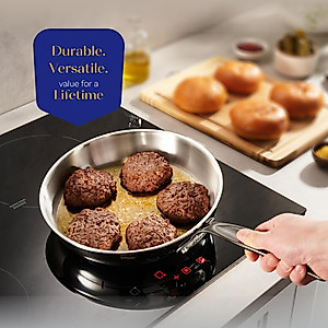 Legend 14 pc Copper Core Stainless Steel Pots & Pans Set | Pro Quality 5-Ply Clad Cookware | Professional Chef Grade Home Cooking, All Kitchen Induction & Oven Dishwasher Safe | PFOA, PTFE & PFOS Free