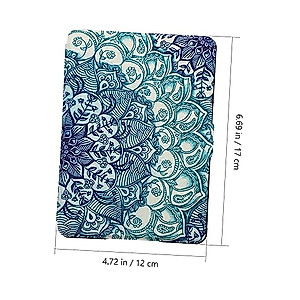 Vaguelly Leather Reader Case 2pcs Case Ereaders Pu Leather Reader Case E- Case Creative E-Reader E- Case E- Protective Pu Anti-Fall Safety E E- Case Leather Tablet Reader Case