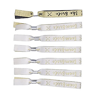 Camidy 2 Packs Corsage Wristlet Bands Waterproof Adjustable DIY Wedding Wristband Corsage Accessories Bracelets for Wedding Party Prom Bride Bridesmaid