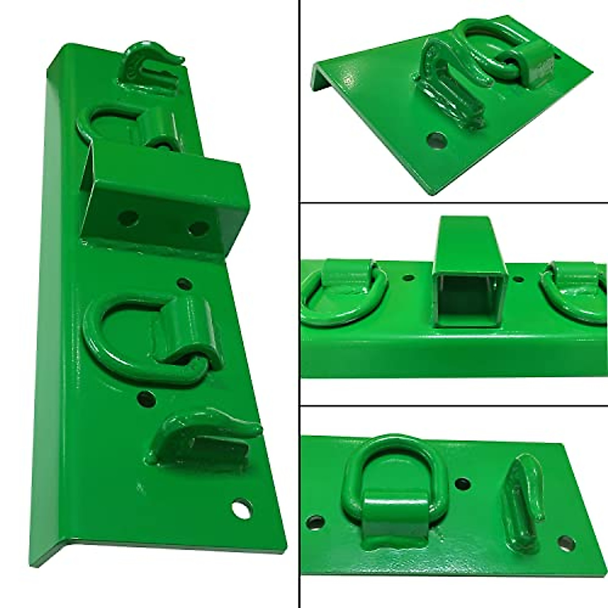 ANISUN John Deere Tractor Bucket Hooks Bolt On Grab Hook Fit for John Deere 1025R 2032R 3320 2520 3020e Loader Bucket Hooks