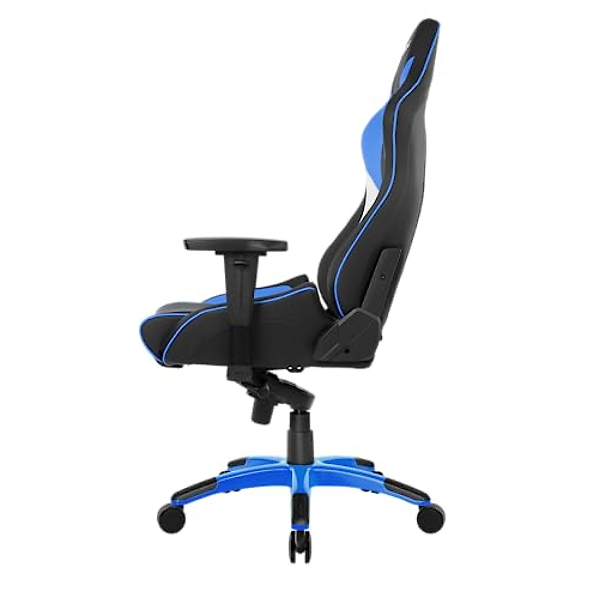 AKRacing Masters Series Pro Luxury XL Gaming Chair with High Backrest, Recliner, Swivel, Tilt, 4D Armrests, Rocker & Seat Height Adjustment Mechanisms, 5/10 Warranty,Blue - AK-PRO-BL
