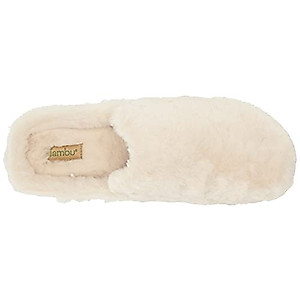 Jambu Women's Selma Mule Slipper, Winter White, 10