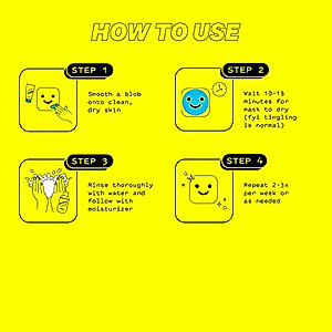 Starface Super-Sulfur Magic Mask, Acne Treatment with 10% Sulfur and Kaolin Clay, Dermatologist-Approved and Cruelty-Free Face Mask, 2.54oz