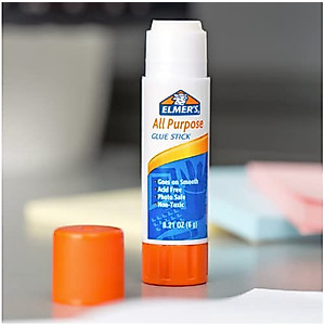 Elmer’s Glue Sticks, 0.21 Ounce – 12 Count All Purpose Elmers Glue Stick White