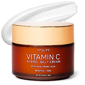 SpaLife Brighten + Depuff Vitamin C Hydro-Jelly Eye Cream With Green Tea