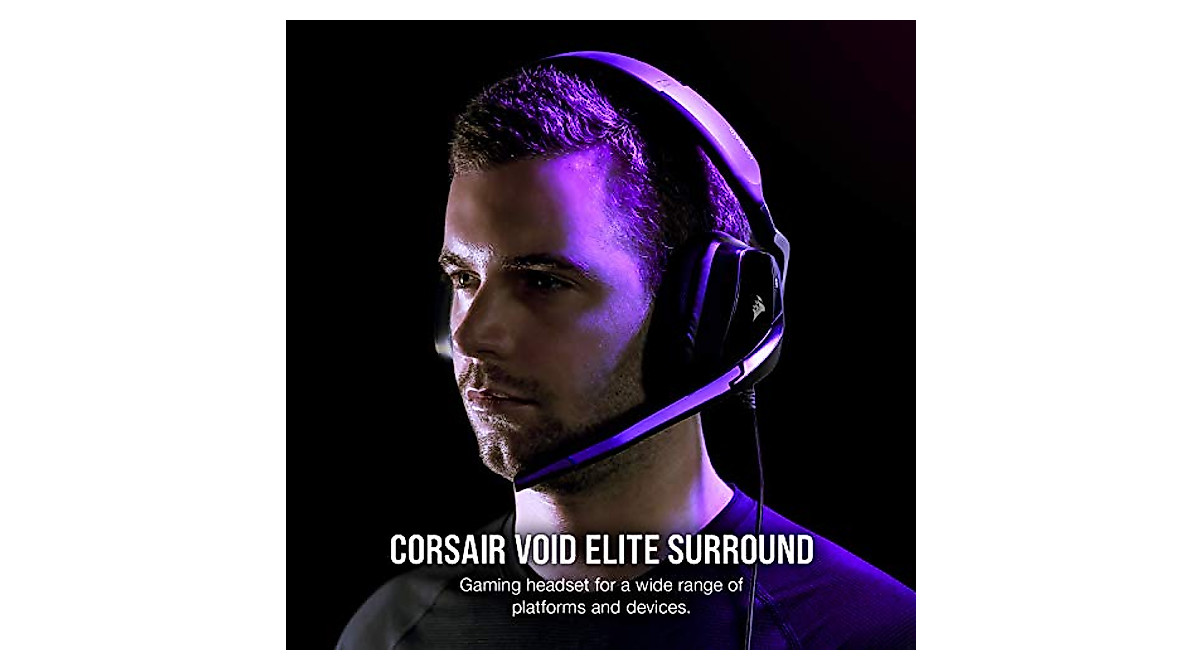Corsair VOID Elite Gaming Headset with 7.1 Surround Sound