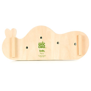 KIDS PREFERRED World of Eric Carle The Very Hungry Caterpillar Montessori Spinning Wooden Gears Toy with Colorful Non-Removable Gears