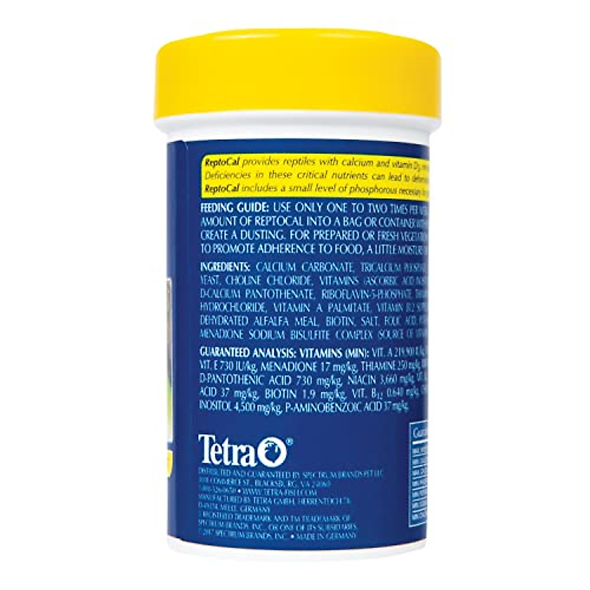 Tetra 16953 ReptoCal Calcium Supplement, 2.12-Ounce, 100-Ml