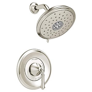 American Standard TU052507.013 Delancey Water-Saving Shower Only Trim Kit, 1.8 GPM, Polished Nickel