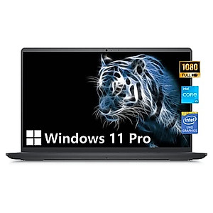 Dell Inspiron 3000 Business Laptop, 11th Gen Intel Core i3-1115G4, 15.6''FHD Display, Windows 11 Pro, 16GB RAM, 1TB SSD, HDMI, WiFi, Bluetooth, Intel UHD Graphics, Long Battery Life, Carbon Black