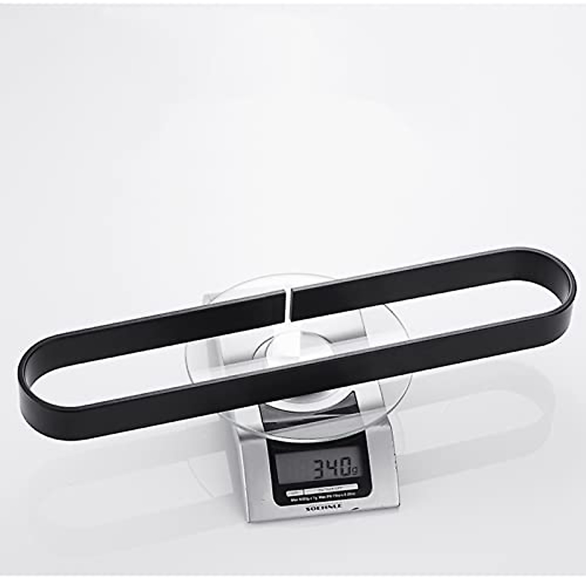 Towel Rack, Black Towel Rod Bathroom Accessories Towel Bar, Bath Towel Holder Bathroom Kitchen Towel Storage Rack, Kitchen Dish Cloth Hanger Multiple Uses (Size : 60cm)