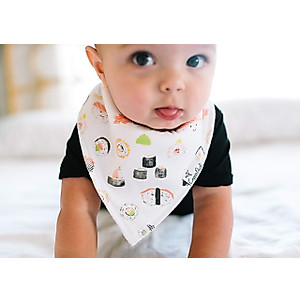 Copper Pearl Baby Bandana Drool Bibs for Drooling and Teething 4 Pack Gift Set “Baja