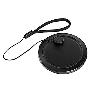 Camera Lens Cap Keeper Lens Cap Holder Prevent Lens Cap Lost for DSLR SLR Camera Canon/Nikon/Sony/Panasonic/Fujifilm Camera with Microfiber Cleaning Cloth (8 Pack)