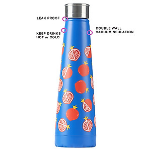 Clospark Water Bottles Thermos Insulated Water Bottle Stainless Steel Water Bottle Funtainer -15OZ
