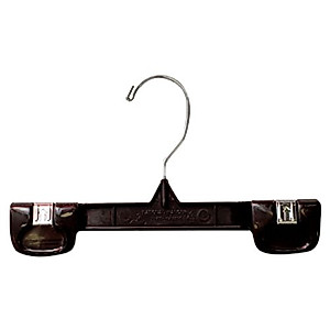 NAHANCO 2686-8 Black 8" Pant Hanger 200/Carton (Pack of 200)