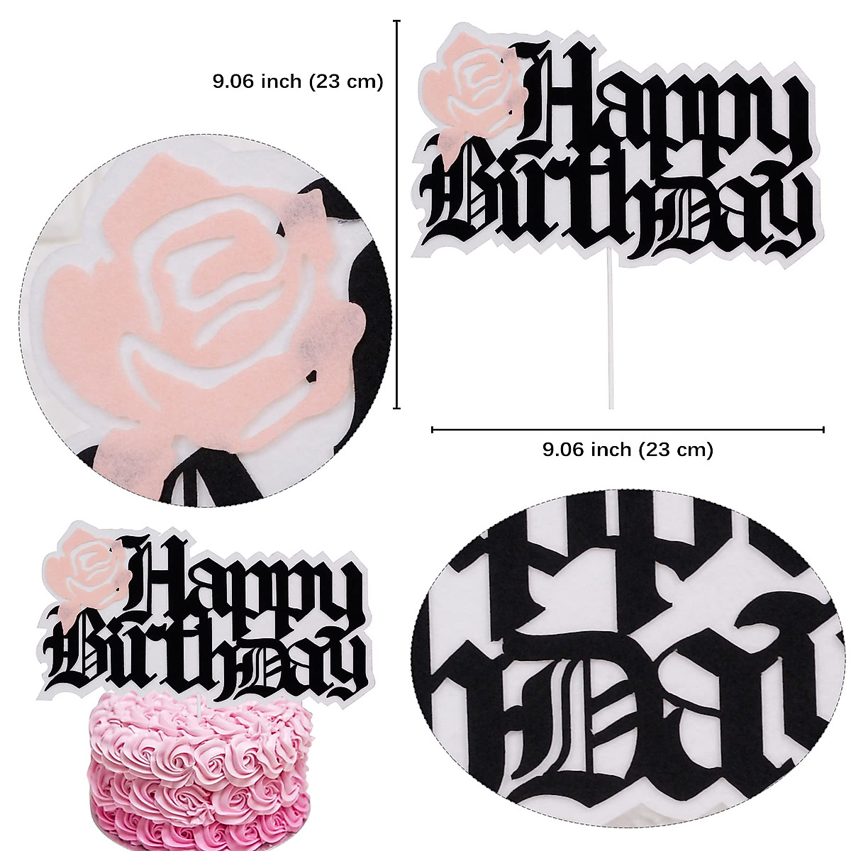 Gothic Death To My 20s Decorations for Her Women, Rip To My Twenties Funeral For My Youth 30th Birthday Decorations Supplies