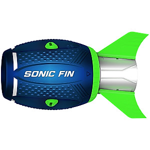 Aerobie Sonic Fin Football, Aerodynamic Russel Wilson Foam Football Toy, Outdoor Games for Kids and Adults Aged 8 and Up