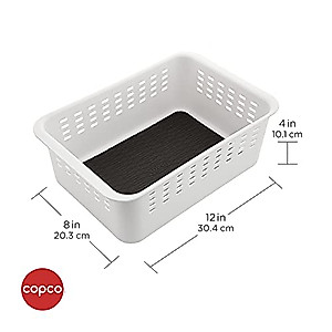 Copco Basics Small Storage Basket, White