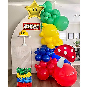 60 Pcs Rainbow Balloons Red Yellow Blue Balloons Set with Primary Color Confetti Balloons Bright Multicolor Circus Balloons Assorted Colors for Fiesta Theme Party Kids Boys Birthday Decorations