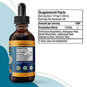 MunoMax - Advanced Immune Support Supplement - Liquid Delivery for Better Absorption - Echinacea, Astragalus, Reishi, Goldenseal, Elderberry & More!