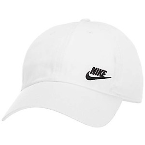 NIKE Women's H86 Cap Futura Classic, White/Black, One Size
