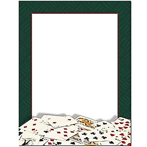 Playing Cards Letterhead Laser & Inkjet Printer Paper (100 Pack)