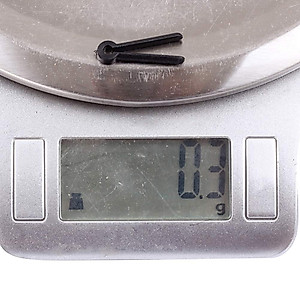 Garneck 2pcs Peep Sight Archery Accessory Bow Tube Silicon Tubing Install Peep Sight Arrow Peephole Holder (Black)