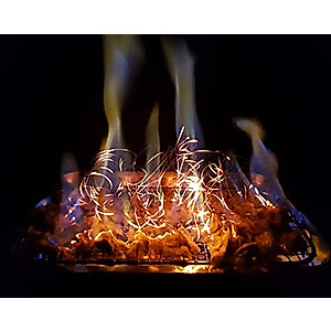 BENJOY Ultimate Fire Wire! 4g(0.14oz) - Ember Effect, Neon Glowing Metal Fiber for Bio Ethanol, Gel Fuel, Natural Gas Fireplace and Ventilation Gas Log Set