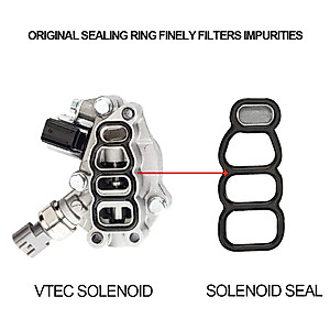 Dasbecan VTEC Solenoid Spool Valve Gasket Compatible with Honda Odyssey V6 3.5L EX EXL EXL-T Accord Hybrid 2005-2007 Pilot 2WD Models 3.0L 2006-2008 Replaces# 15810-RKB-J01