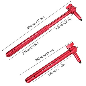 Vbest life Bicycles Derailleur Hanger Alignment Gauge,Bike Tail Hook Calibration Tools for Mountain Bicycle(red)